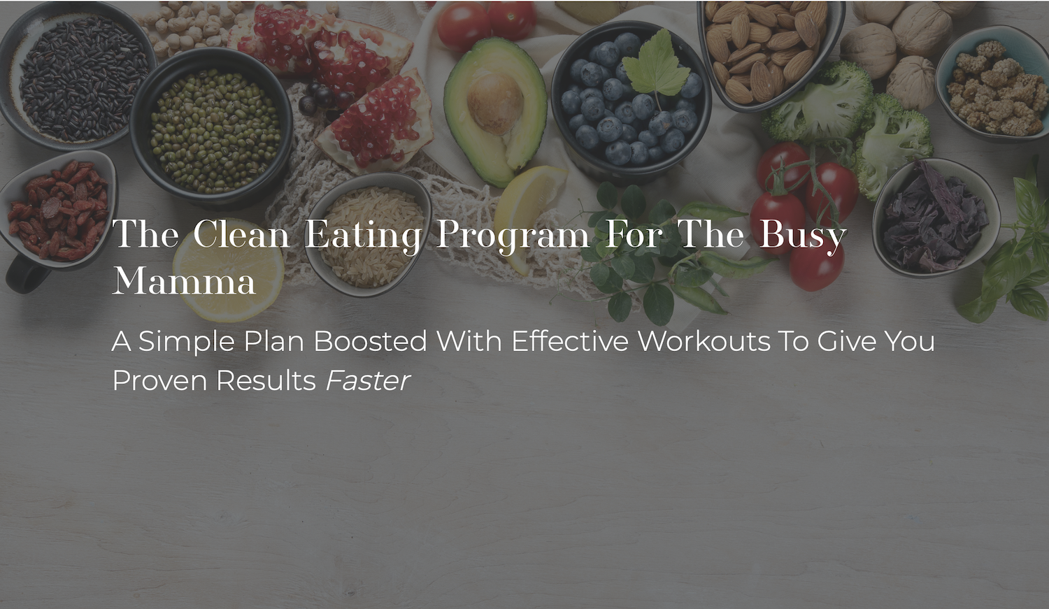 Clean Eating Program For The Busy Mamma with Amber Shaw